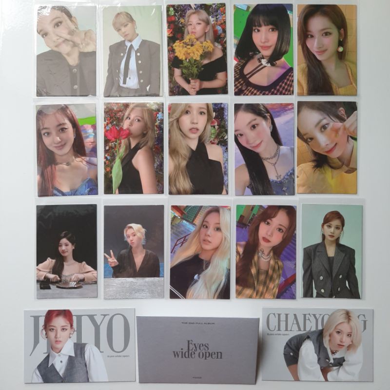 Jual TWICE EYES WIDE OPEN PHOTOCARD PC NAYEON JEONGYEON MOMO SANA JIHYO MINA DAHYUN CHAEYOUNG ...