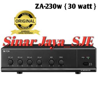 Jual Ampli TOA ZA 230w ( 30 watt ) power Amplifier ZA230W[ ORIGINAL PRODUCT ] ZA230W | Shopee ...