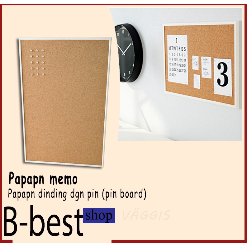 Jual papan dinding Papan Pengumuman PAPAN TEMPEL Gabus PAPAN BELAJAR ...