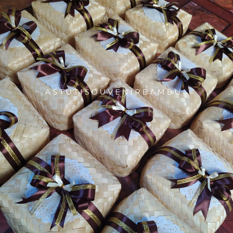 Jual BESEK BLICING/NATURAL PITA 15 CM besek mini besek souvenir ...