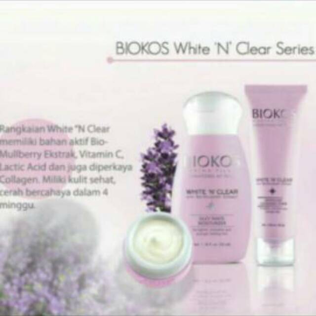 Jual biokos white n clear facial foam 80gram | Shopee Indonesia