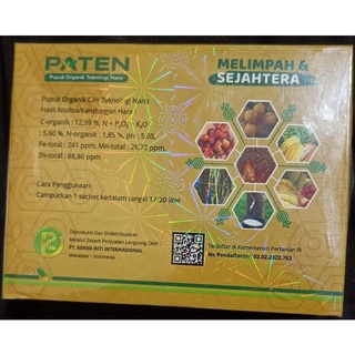 Jual Pupuk organik paten gold 1 box isi 12 sachet | Shopee Indonesia