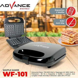 Jual ADVANCE WAFFLE MAKER PEMANGGANGAN ROTI WAFFLE 2 LAPIS WF-101 ...