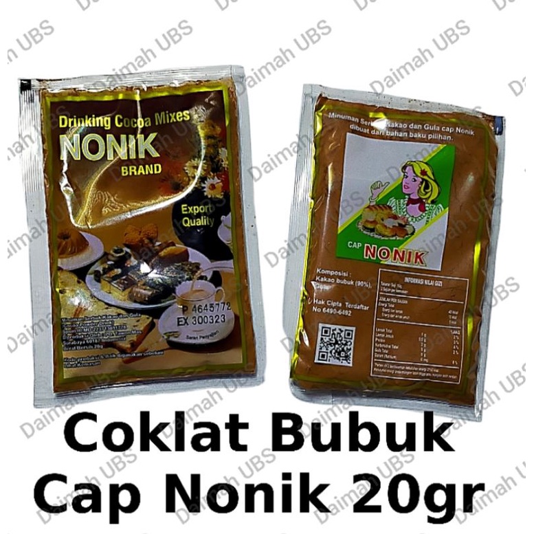 Jual Coklat Bubuk Cap Nonik 20gr | Shopee Indonesia