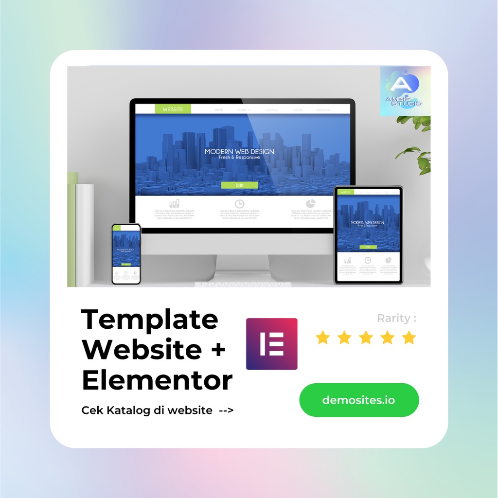 Jual Template Tema Website Premium + Elementor Booster (RESMI ...
