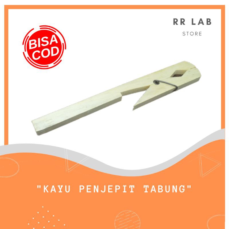 Penjepit tabung reaksi / penjepit kayu | Shopee Indonesia