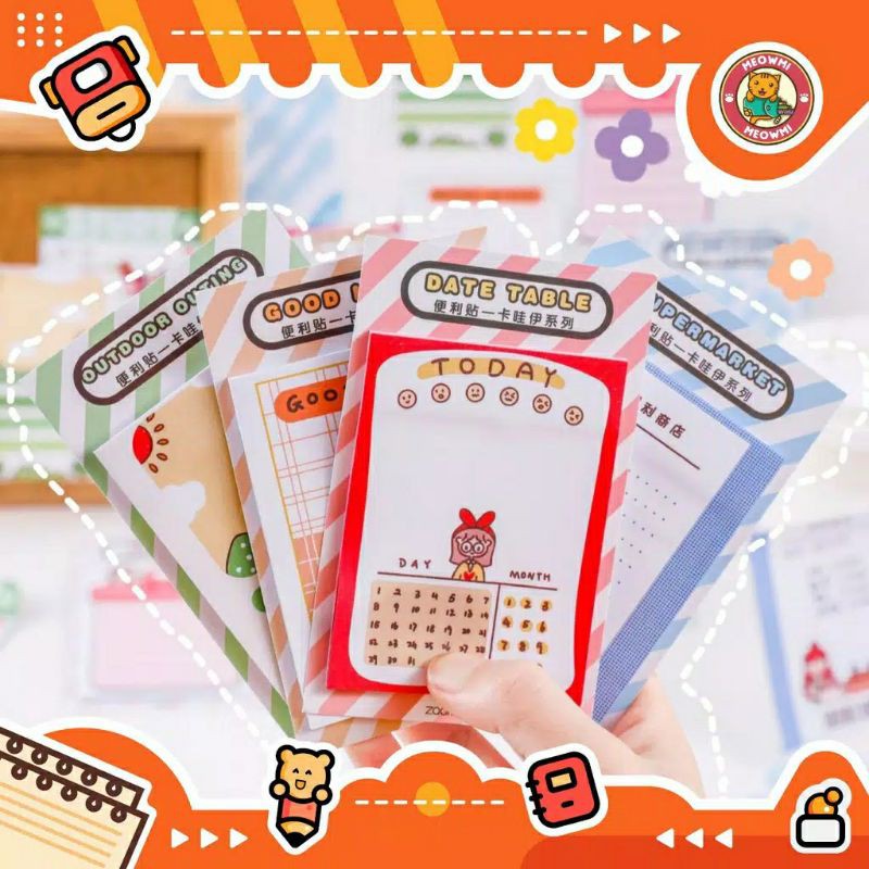 Jual Sticky Note / Kertas Notes Cute Chick isi 30 sheets | Shopee Indonesia