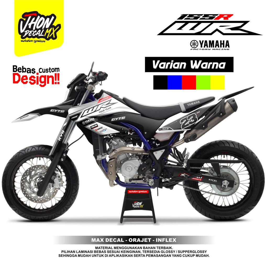 Jual DECAL WR 155 Full Body Super Glossy Bebas Custom By JhonDecal WR ...