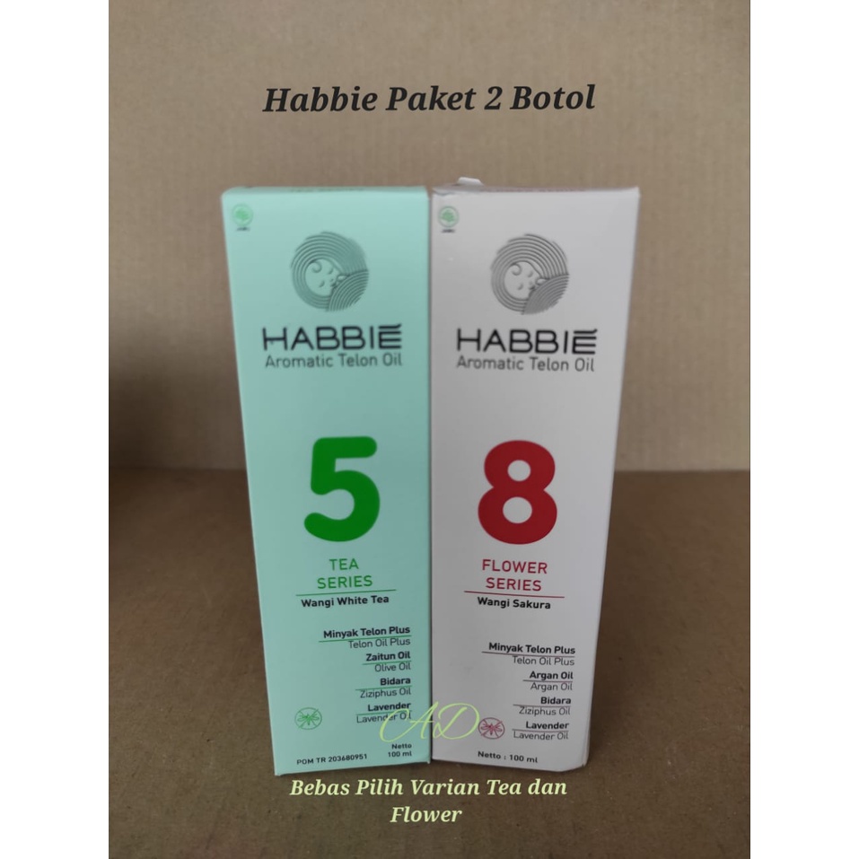 Jual Habbie Telon Anak dan Bayi - Paket 2 Botol Bebas Pilih Varian Tea ...