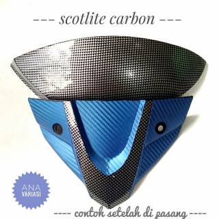 Jual sticker scotlite CARBON SILVER HITAM motif kotak | Shopee Indonesia