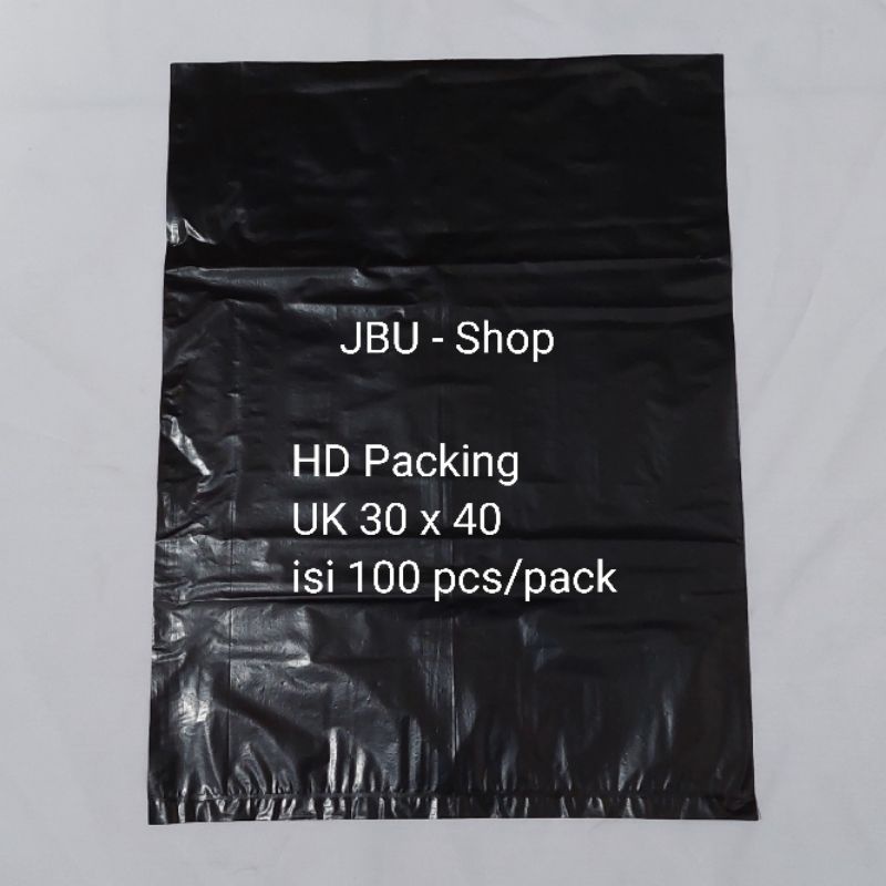 Jual Plastik Packing Hitam 30x40 (100 pcs) - Plastik Packing Olshop ...