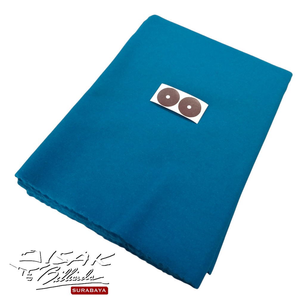 Jual Kain Laken Korea 7-ft - Biru - Billiard Table Cloth Meja Biliar ...