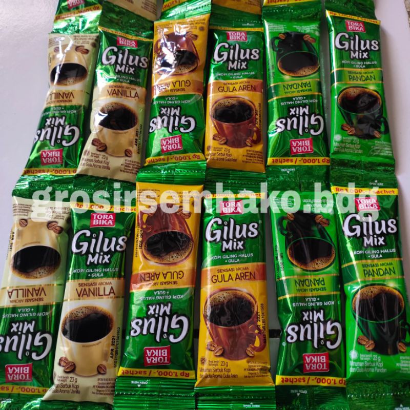 Jual GILUS Mix Vanilla-Gula Aren-Pandan | Shopee Indonesia