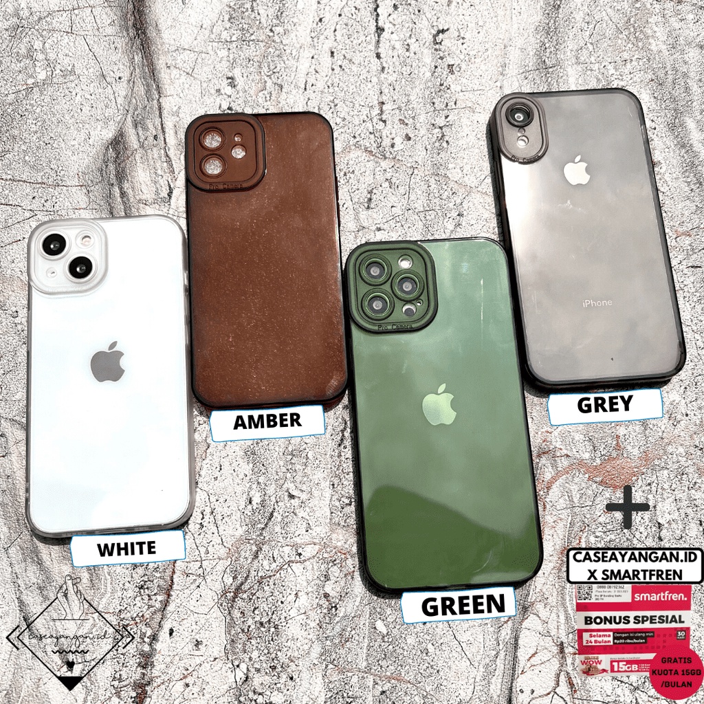 Jual CLEAR Camera Bump Case Iphone 13 12 11 PRO MAX MINI Casing Simple ...