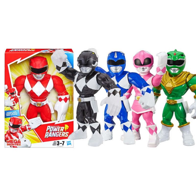 Jual Mainan Playskool Mega Mighties Power Rangers & Transfomers Optimus ...