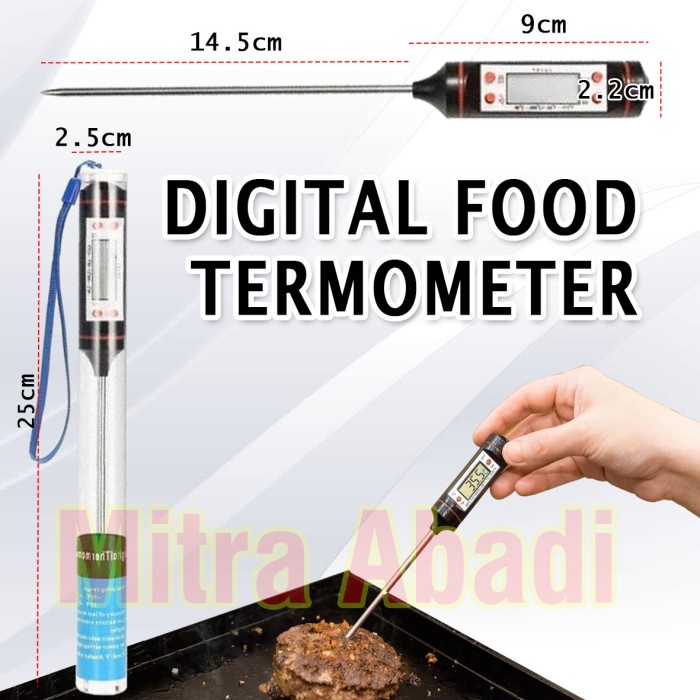 Jual Digital Food Thermometer / Termometer Alat Pengukur Suhu Makanan ...