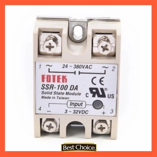 Jual Solid STATE Relay SSR-100 A/3-32VDC /24-38VAC Fotex | Shopee Indonesia