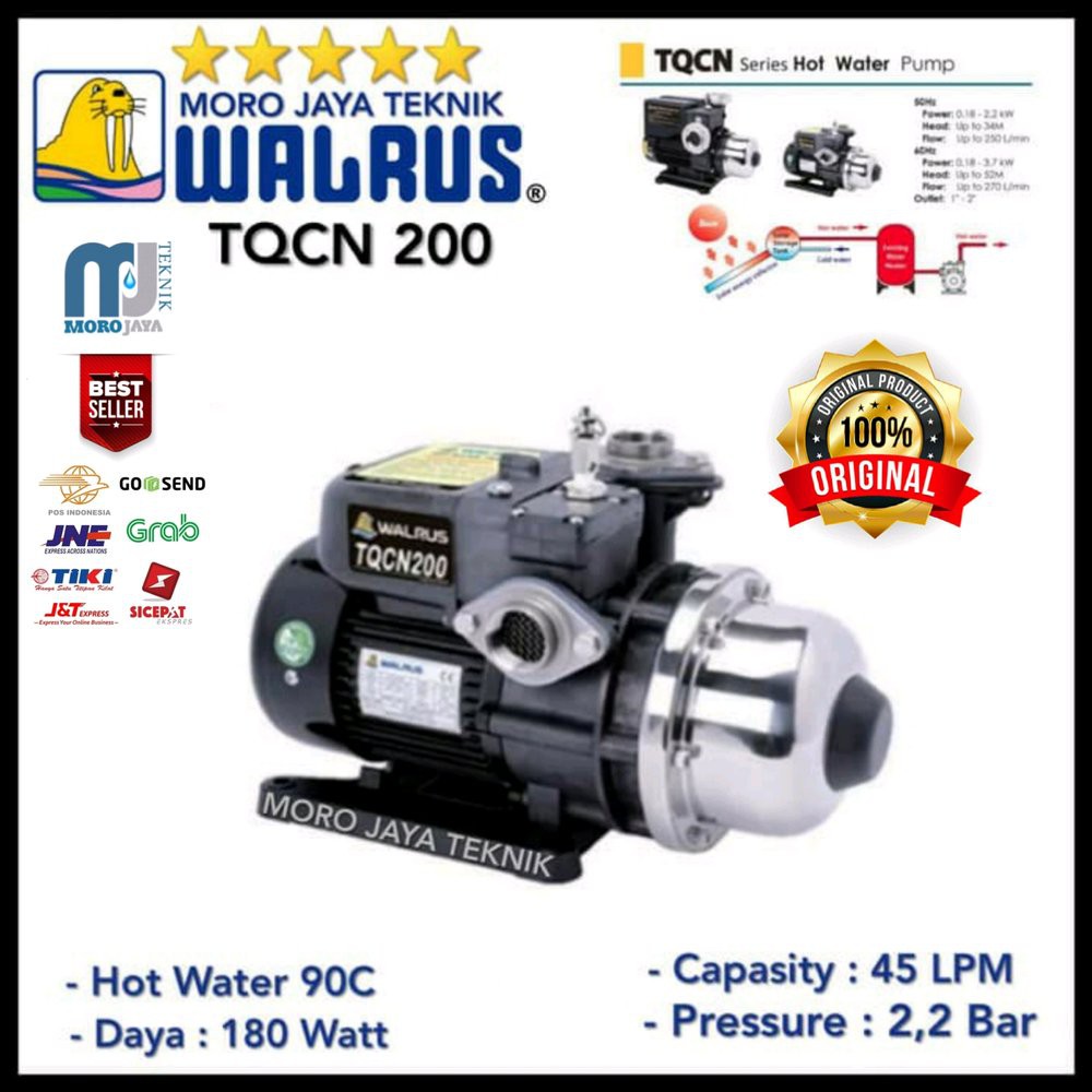 Jual Jual Pompa Air Walrus TQCN 200 Pompa Dorong Booster Pump Air Panas ... Jual Jual Pompa Air Walrus TQCN 200 Pompa Dorong Booster Pump Air Panas ...
