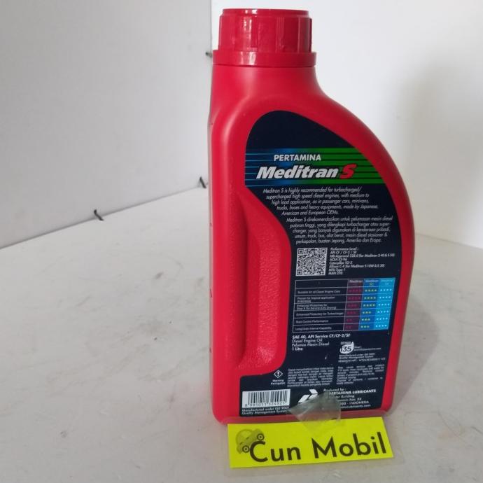Jual Oli Mesin Pertamina Meditran S Sae 40 1 Liter | Shopee Indonesia