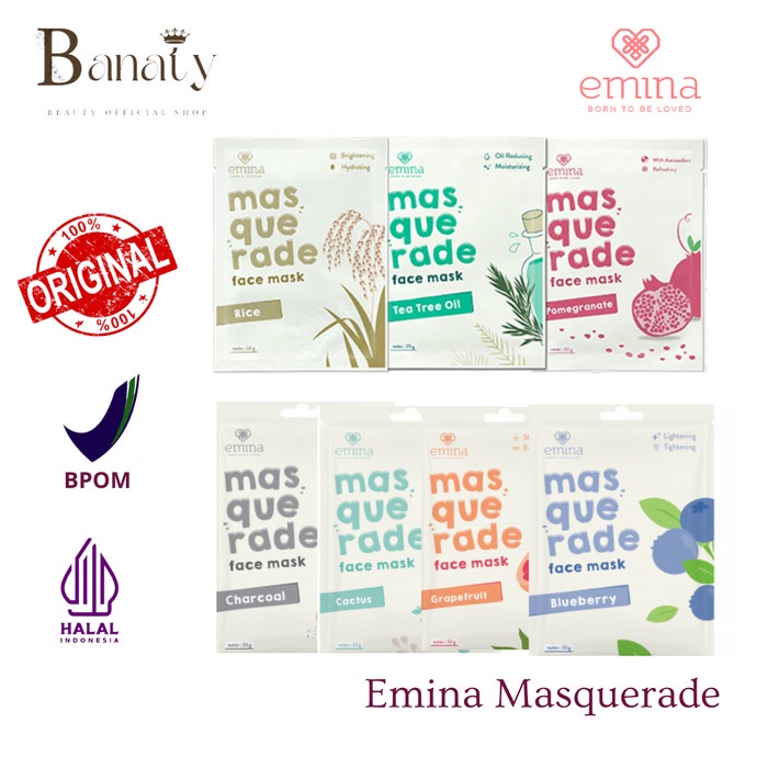 Jual EMINA Masquerade Sheet Mask 23g | Shopee Indonesia
