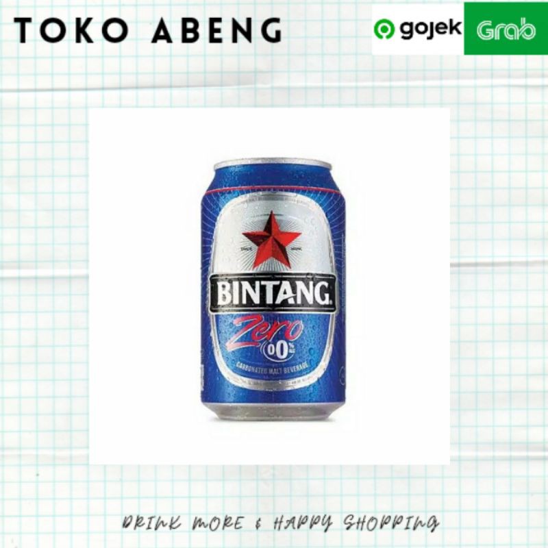 Jual Bintang Zero Kaleng 330ml 1 dus isi 24 kaleng | Shopee Indonesia