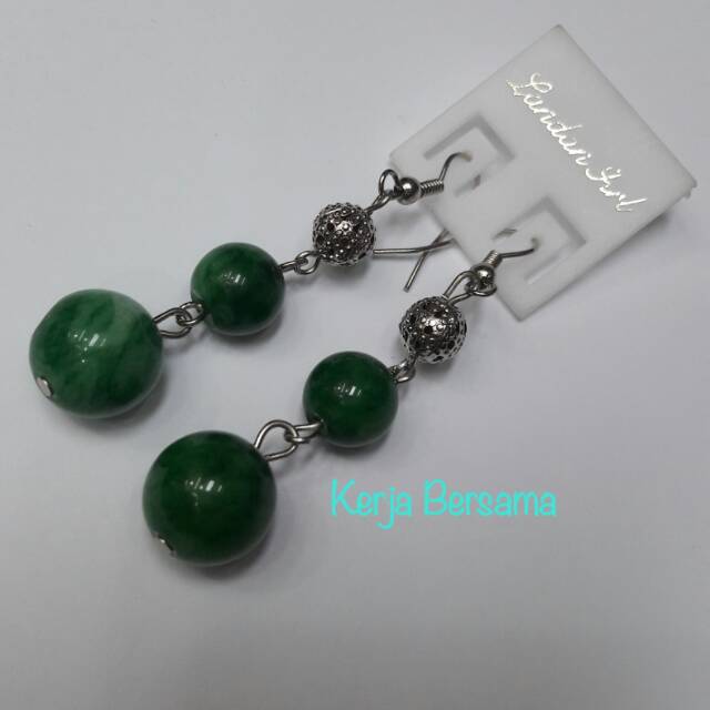 Jual Anting batu giok polos | Shopee Indonesia