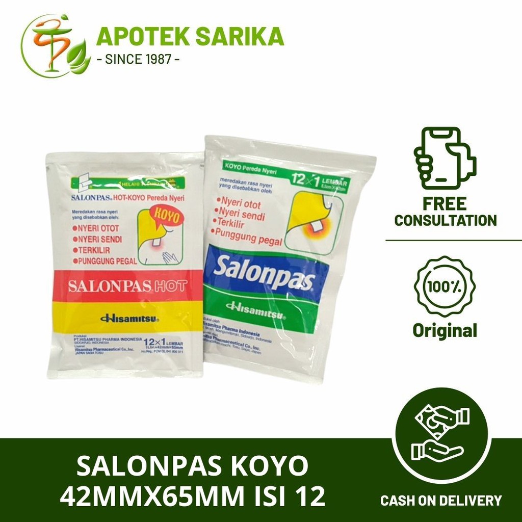 Jual Salonpas koyo (1 sach isi 12 lembar) | Shopee Indonesia