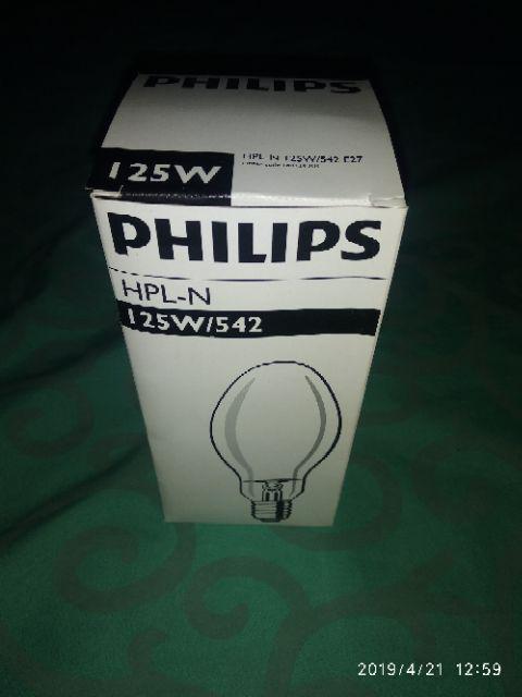PHILIPS HPL-N 125W 542 E27 SG - Lampu Mercury | Shopee Indonesia