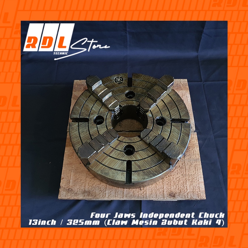 Jual Four Jaws Independent Chuck 13inch / 325mm (Claw Mesin Bubut Kaki 4) | Shopee Indonesia