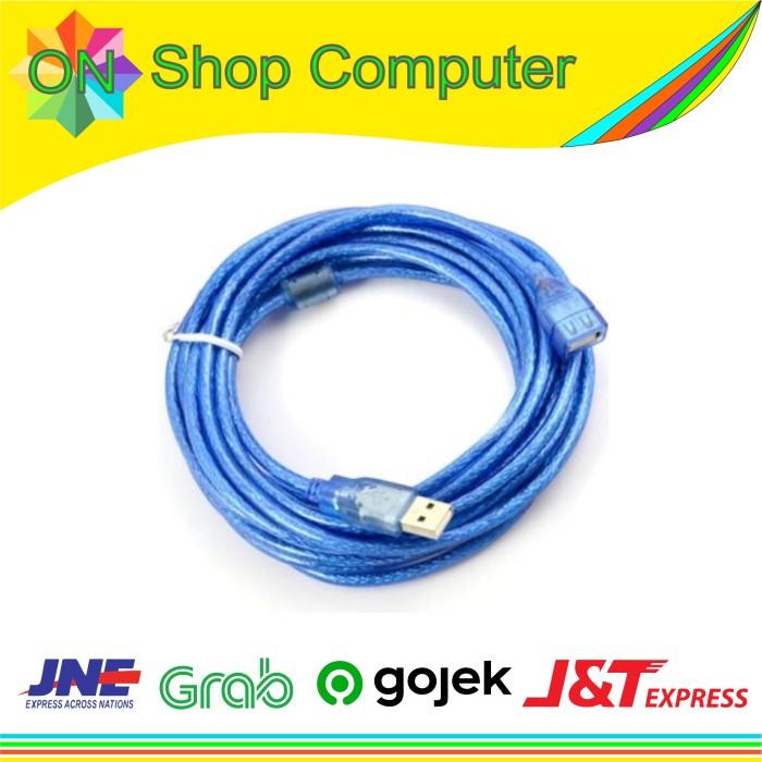 Jual KABEL USB EXTENSION 5M MALE TO FEMALE 5 Meter USB EXTENTION | Shopee Indonesia