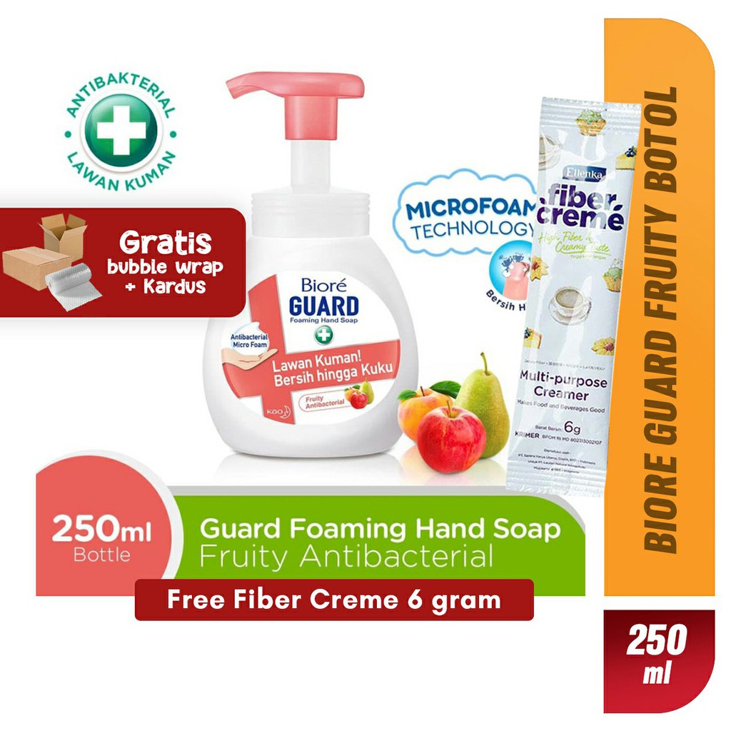 Jual Biore Hand Soap Fruity Antiseptic Bottle 250ml | Shopee Indonesia