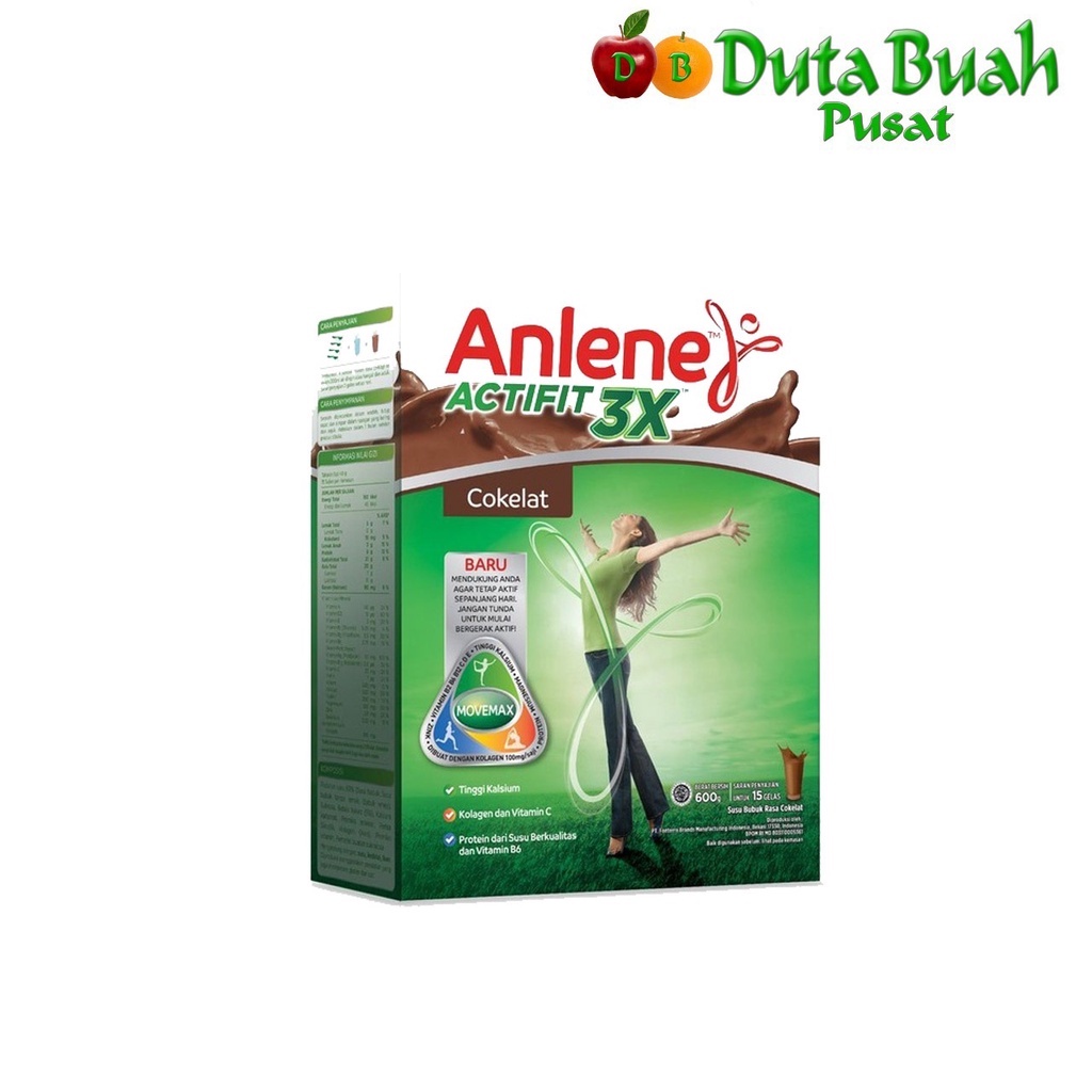 Jual DUTA BUAH Anlene Actifit 3X (600G) | Shopee Indonesia