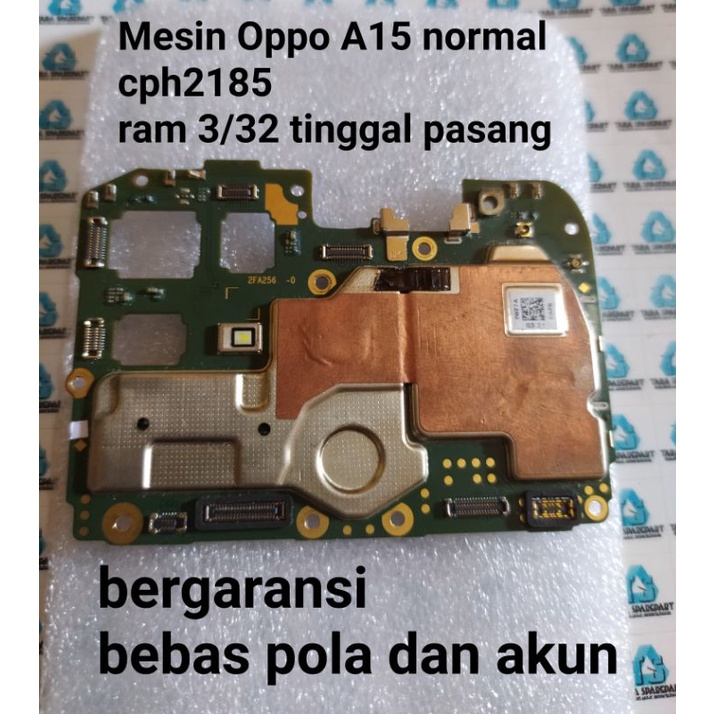 Jual Mesin oppo A15 cph2185 ram 3/32GB hidup normal . tinggal pasang ...
