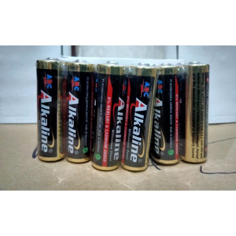 Jual Baterai ABC Alkaline size AA isi 2pcs | Shopee Indonesia