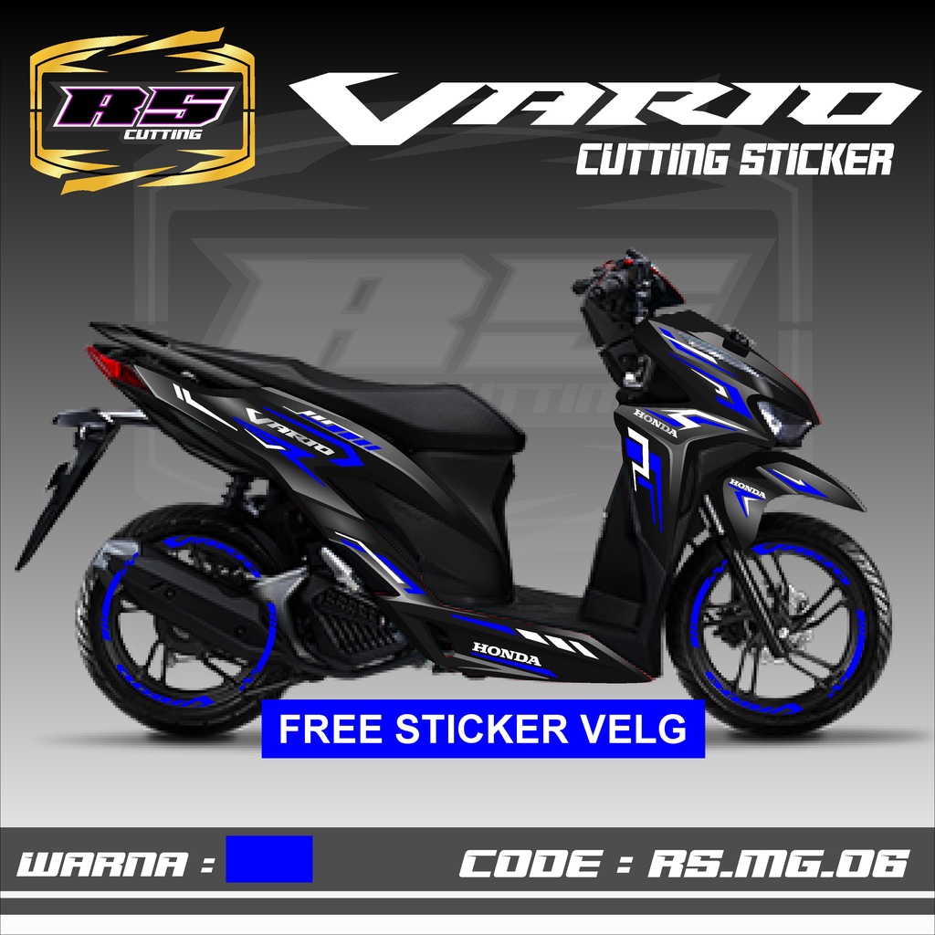 Jual Cutting Sticker Vario - Aksesoris Motor Cuting Honda Vario 125 ...