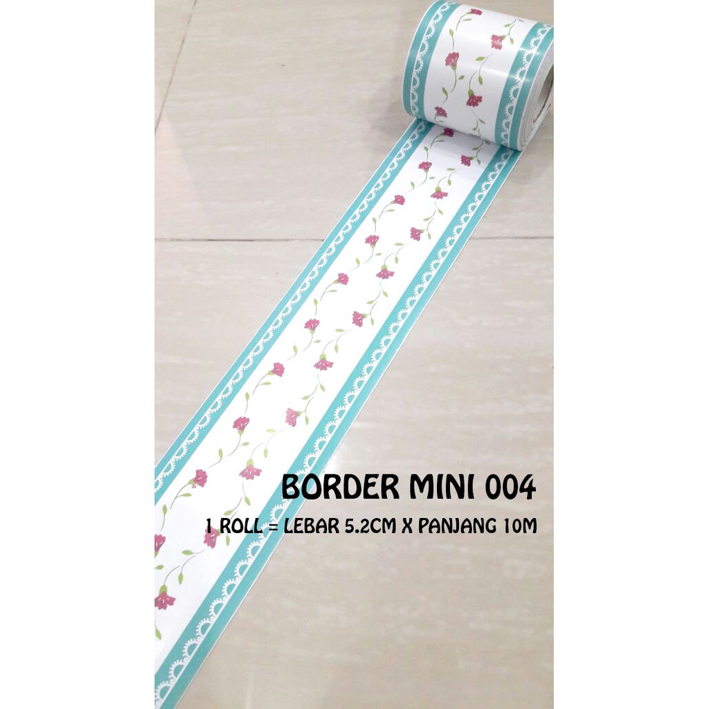 Jual LIST BORDER MINI WALLPAPER KMK 004 UKURAN 5.3CM X PANJANG 10METER ...