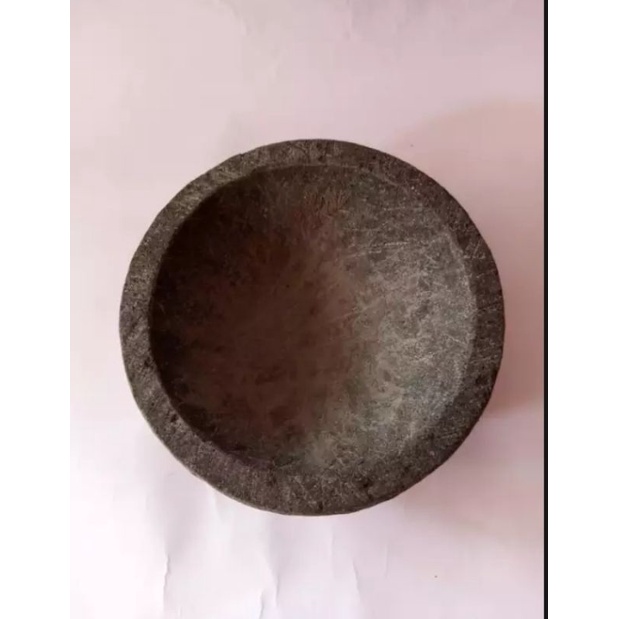 Jual ulekan cowet 20 cm-mutu dan cobek batu asli | Shopee Indonesia