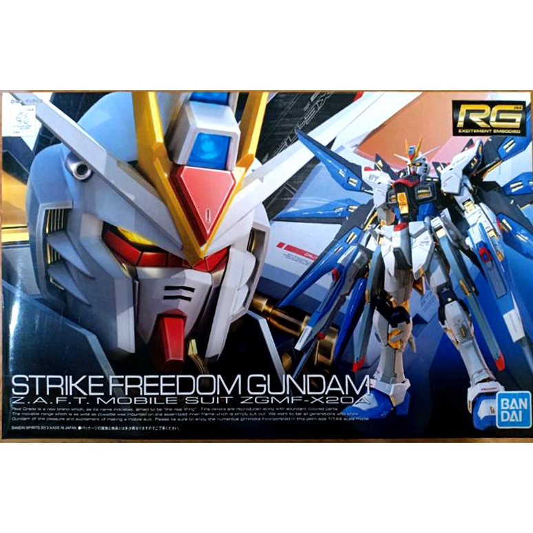 Jual RG 1/144 Strike Freedom Gundam BANDAI | Shopee Indonesia