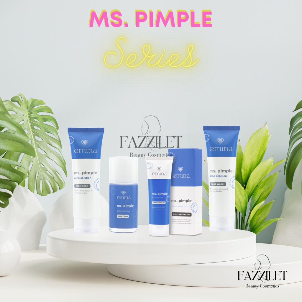 Jual Ms. Pimple Acne Solution Series Lengkap | Face Toner | Face Wash ...