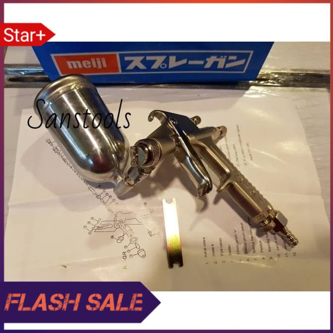 Jual Spraygun Meiji R3G SUPER spray cat gun Duco R3 JAPAN R3 G sprayer ...