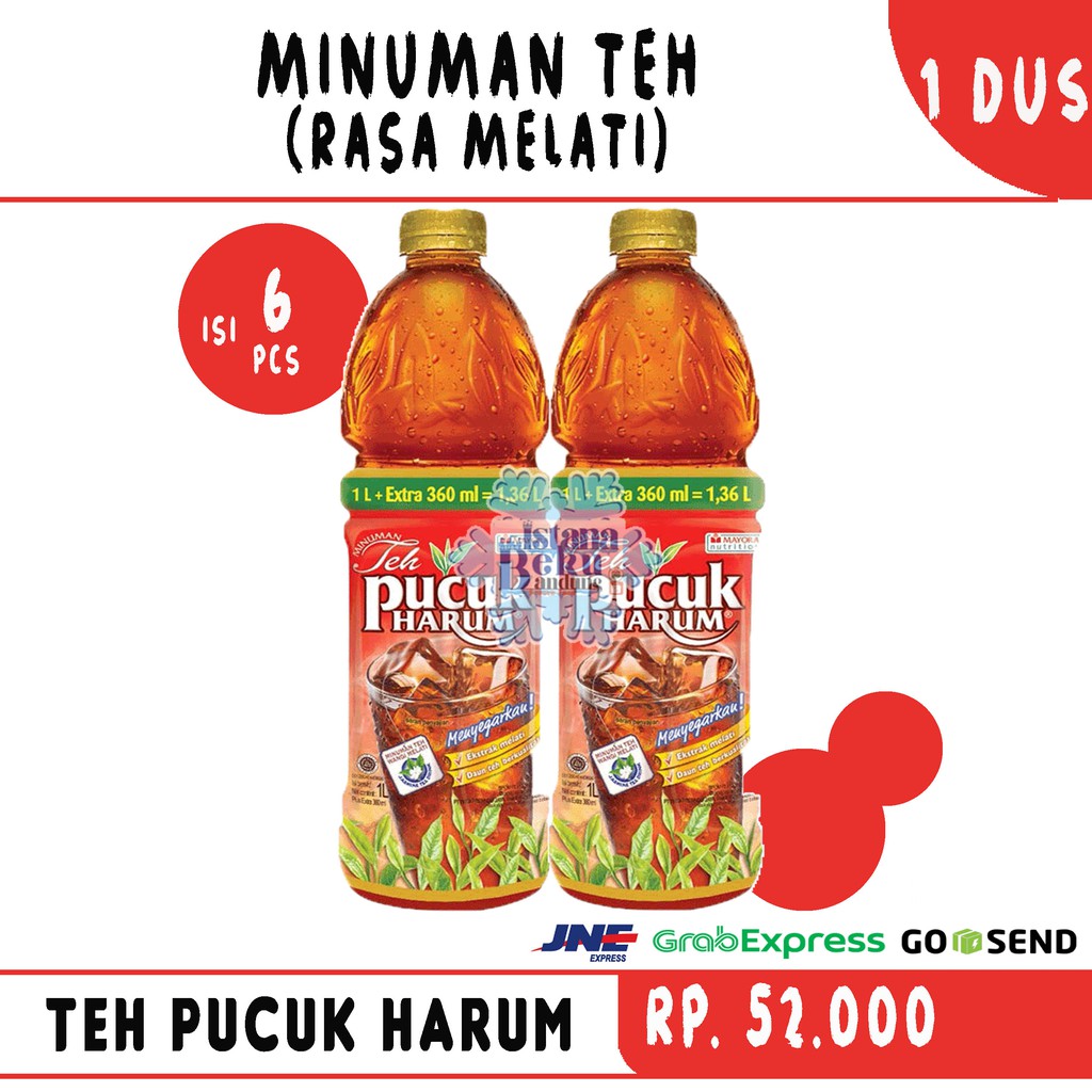 Jual Teh Pucuk Harum 1360ml (1 Dus = 6 Pcs) | Shopee Indonesia