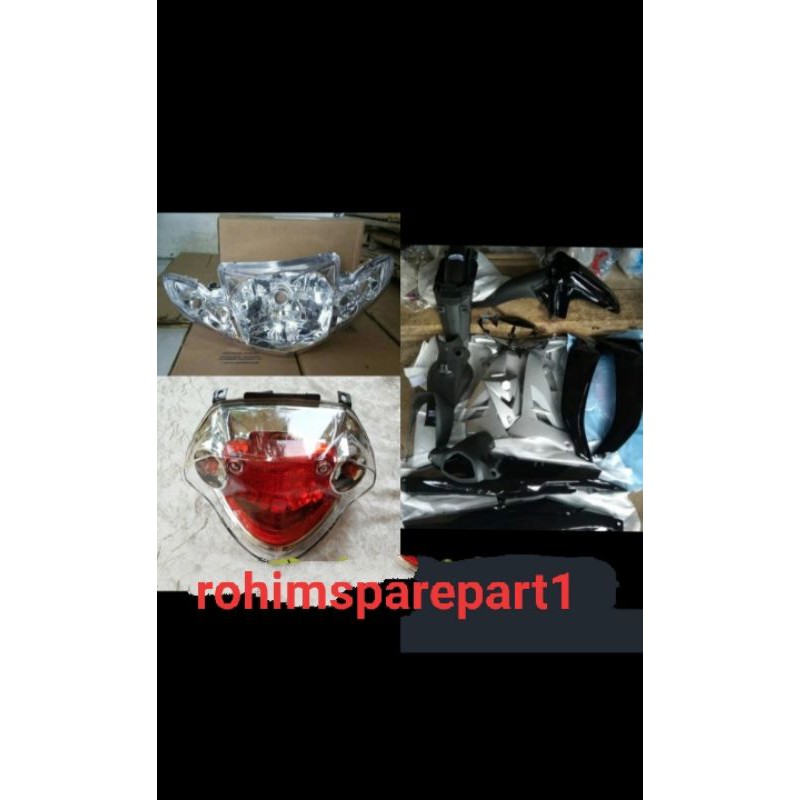 Jual cover full body halus kasar + lampu lampu Yamaha Vega r new semua ...