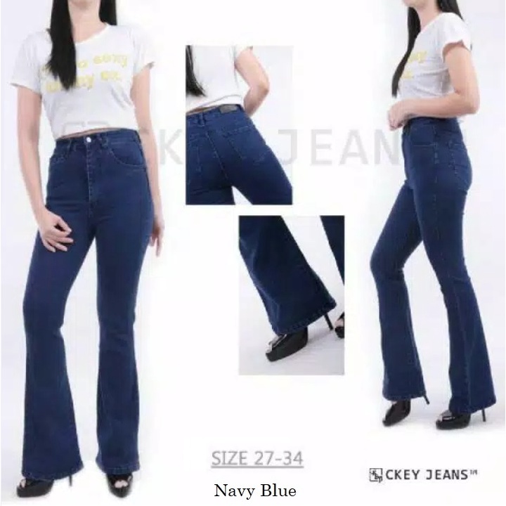 Jual Ckey Cutbray Jeans Wanita / Cutbray Jeans Highwaist | Shopee Indonesia