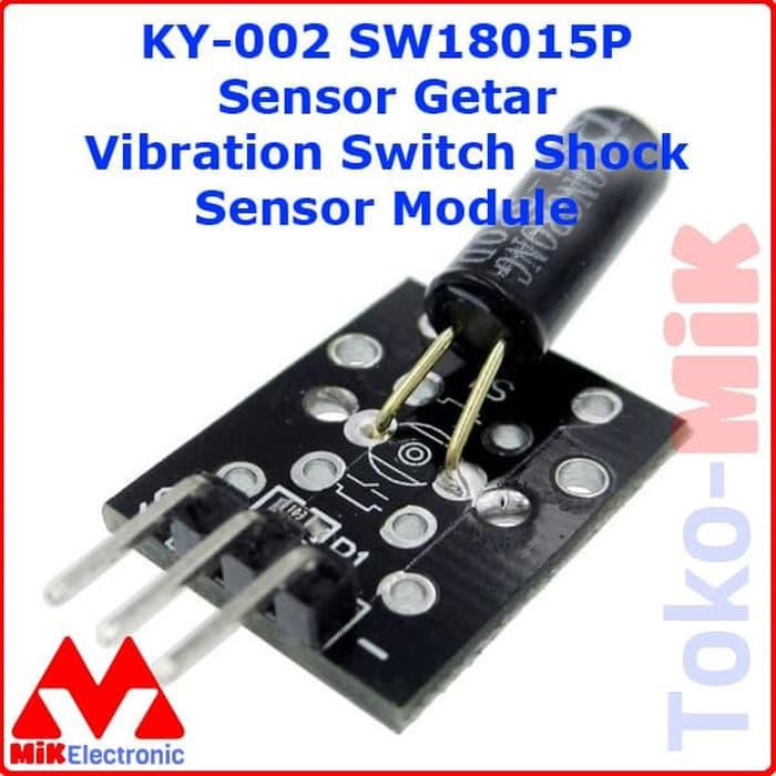 Jual HARGA TURUN KY-002 KY002 SW-18015P VIBRATION SWITCH SHOCK SENSOR GETAR MODULE MIK robot ...