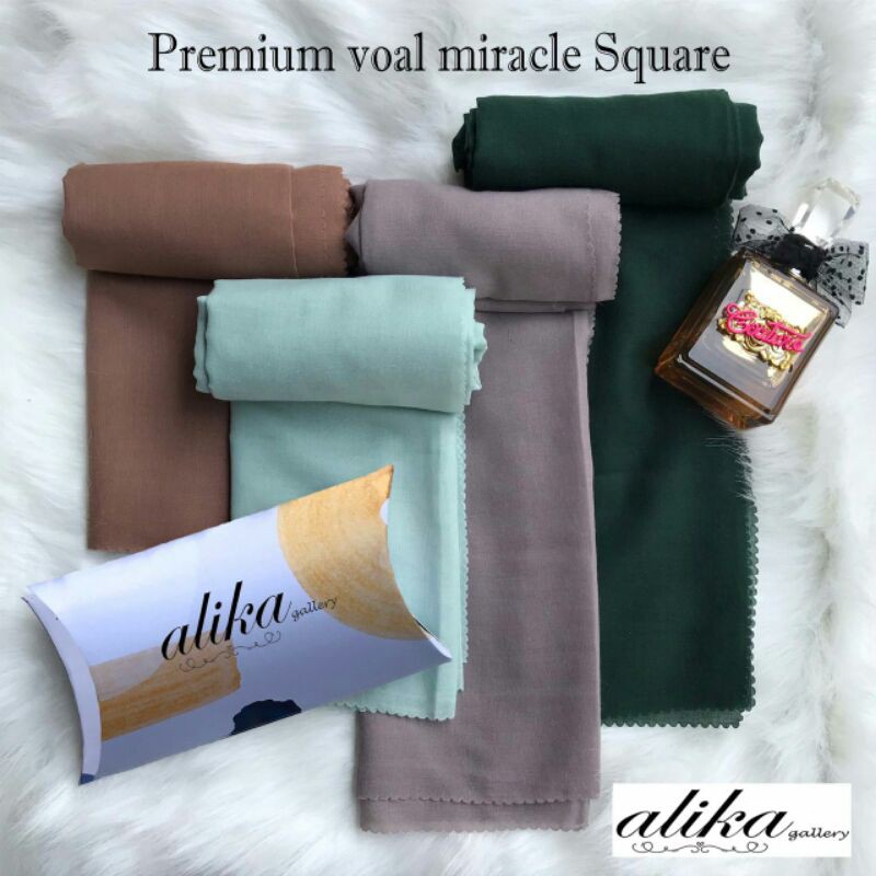 Jual Hijab Premium Voal Miracle Square Laser Cut Original Alika ...