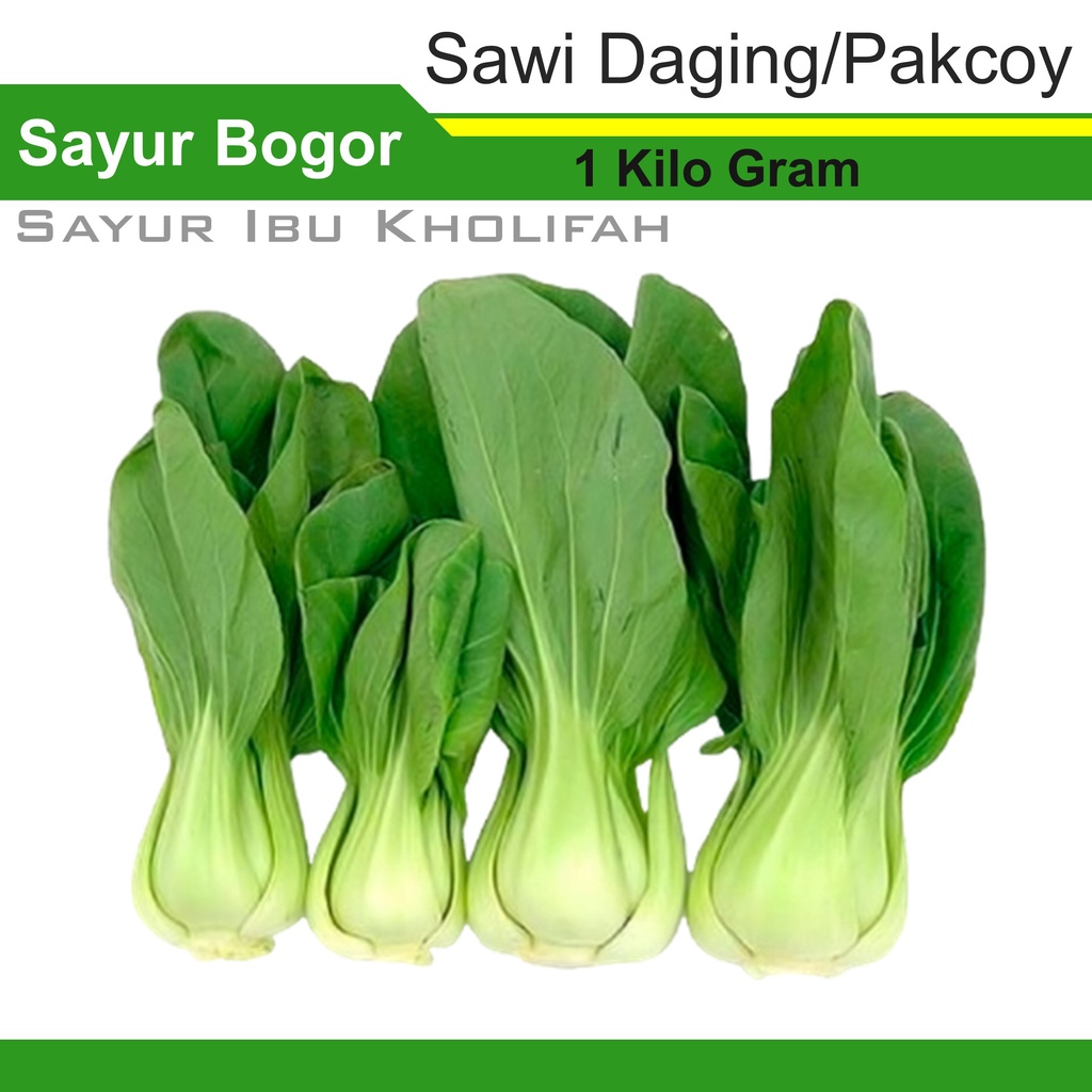 Jual Pakcoy Sawi Daging 1Kg Makanan Sayur Segar Sayuran Online Bogor ...