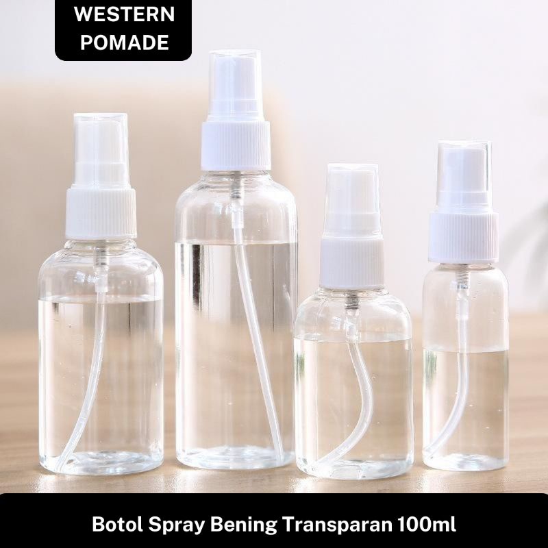 Jual Botol Spray Bening Transparan 100ml | Shopee Indonesia