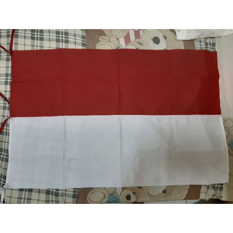 Jual Bendera Merah Putih Kain Katun Tetron Tebal Awet 90x60 | Shopee ...
