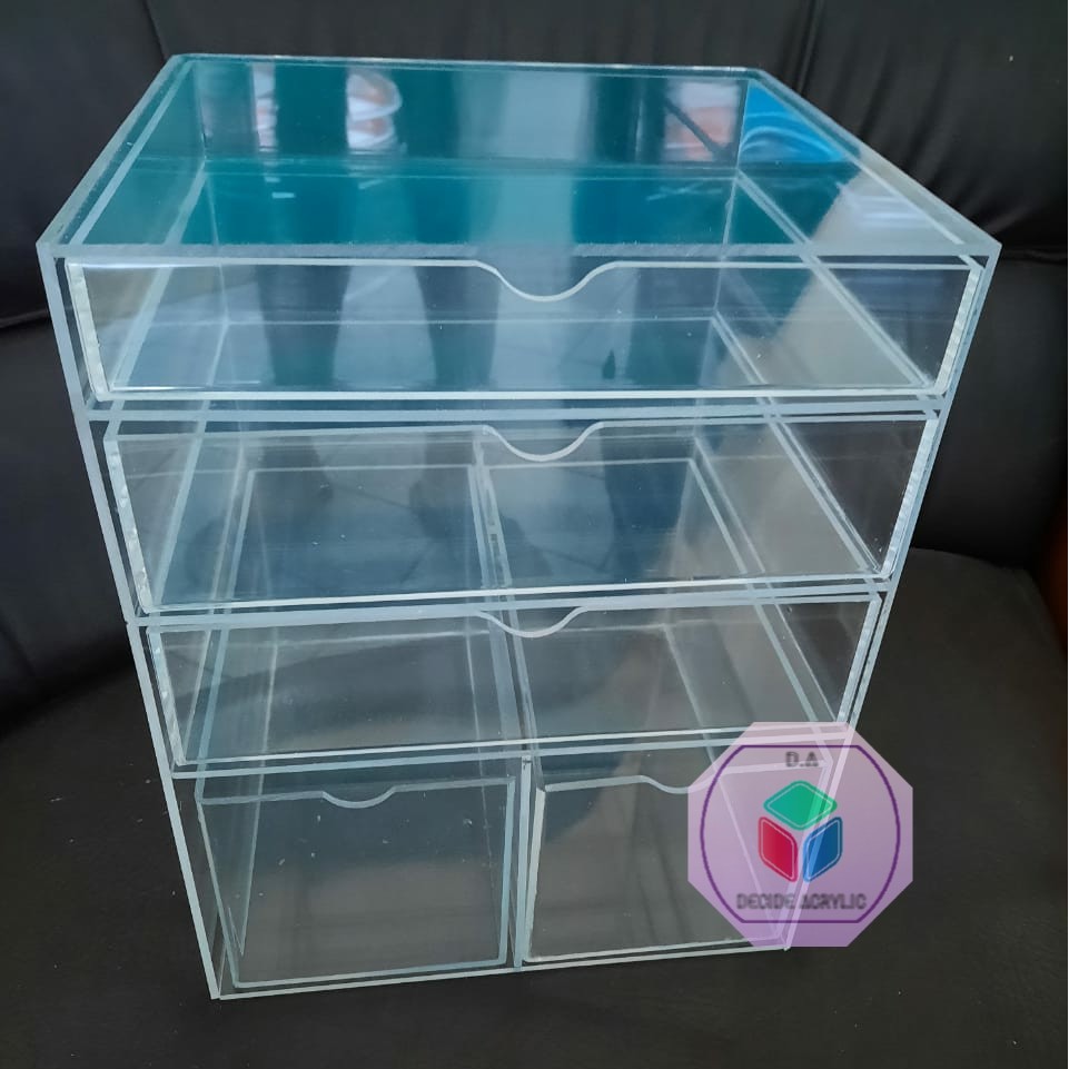 Jual Akrilik Rak Laci Susun Custom | Shopee Indonesia