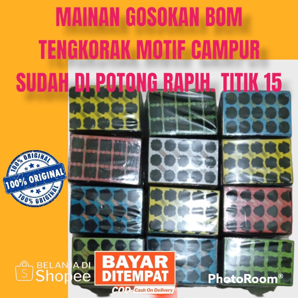 Jual MAINAN GOSOK GOSOKAN BOM 15-16-20 TITIK ISI 800 POTONG | Shopee ...